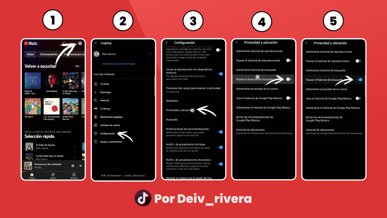 9 Trucos de YouTube Music QUE NO CONOCIAS | Deiv Geek